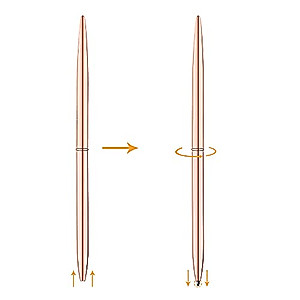 Unibene 6 Pack Ballpoint Pens-Rose Gold, Slim Mentallic Retractable Lightweight Pens Set Nice Gift for Business Office Students Teachers Christmas, Medium Point(1mm)-Black ink