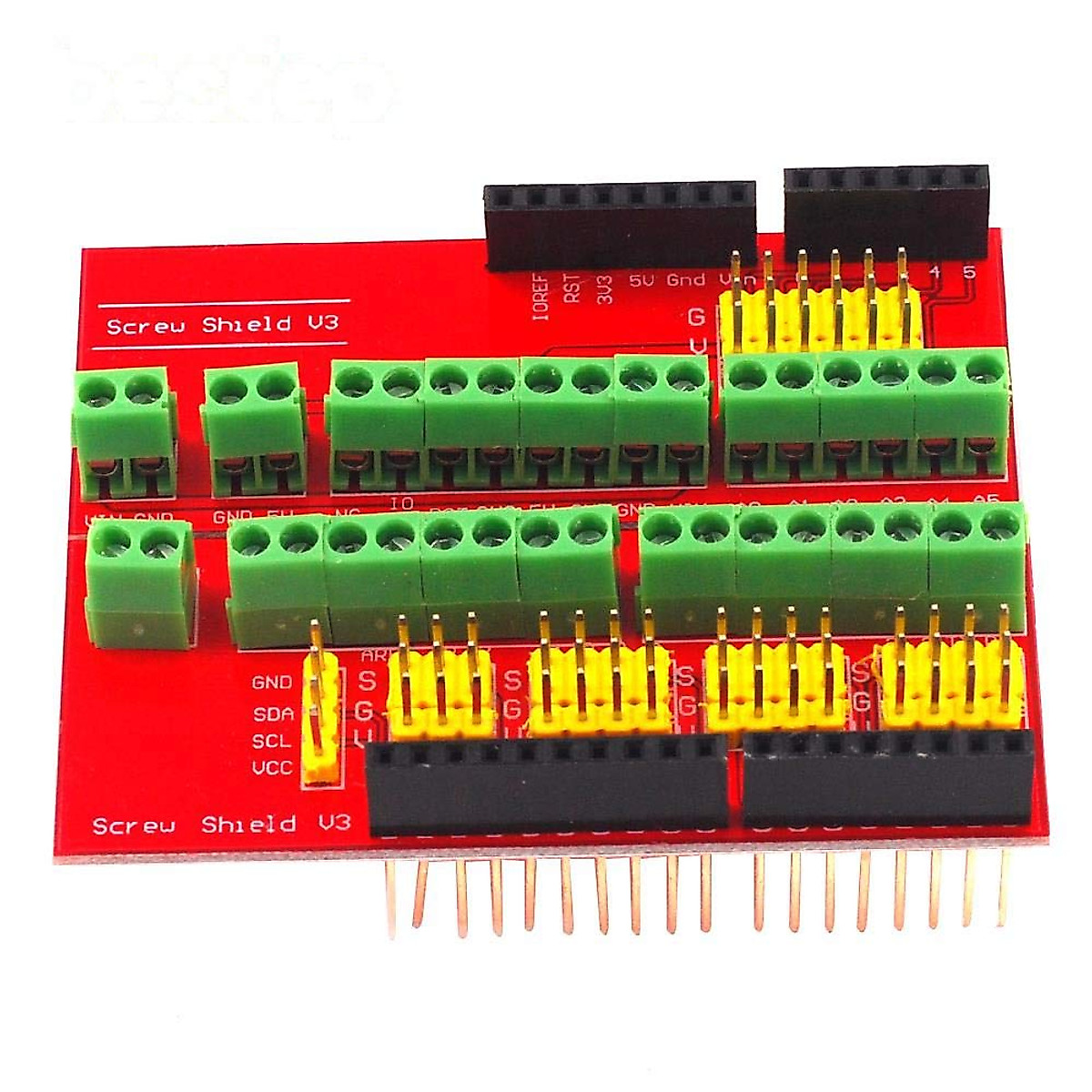 Screw Shield V1 Terminal V3 Expansion Board is Compatible UNO R3 Interactive Media Moudle for Arduino