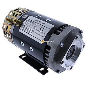 FridayParts 48V CW 2.06kW Function Motor 48504GT 5BCG52HA100 140-22-4001A 94196 Compatible for Genie Articulated Boom Lift Z-30/20N Z-34/22 DC Z-34/22N Z-45/22 DC Z-45/25J