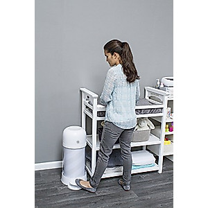 Prince Lionheart Twist'r Diaper Disposal System, White Candy Stripe