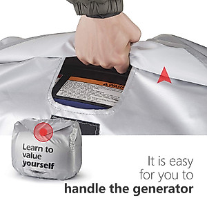 ATIMA Generator Storage Cover Fit for Westinghouse WH2200iXLT iGen 2200 Generac 7117 GP2200I Rainier R2200i Power Equipment Waterproof Cover