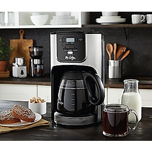 Mr. Coffee 12-Cup Programmable Coffee Maker with Brew Strength Selector