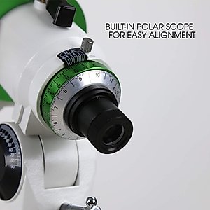 Sky Watcher EQM-35 – Fully Computerized GoTo German Equatorial Telescope Mount – Belt-driven, Astrophotography ready, Computerized Hand Controller with 42,900+ Celestial Object Database,White