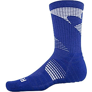 Under Armour Men's Elevated Novelty Crew Socks, 3-Pairs , Royal Assorted , Large