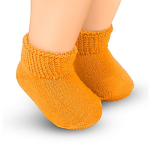 University of Tennessee Power T Newborn Baby Bootie Sock, Tennessee Orange, Newborn