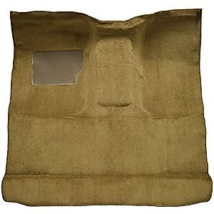 ACC Black Molded Carpet Compatible with 1975-1979 Ford F-100 Regular Cab, 4 Wheel Drive, Automatic & 4 Speed - Includes Heel Pad & Jute Backing