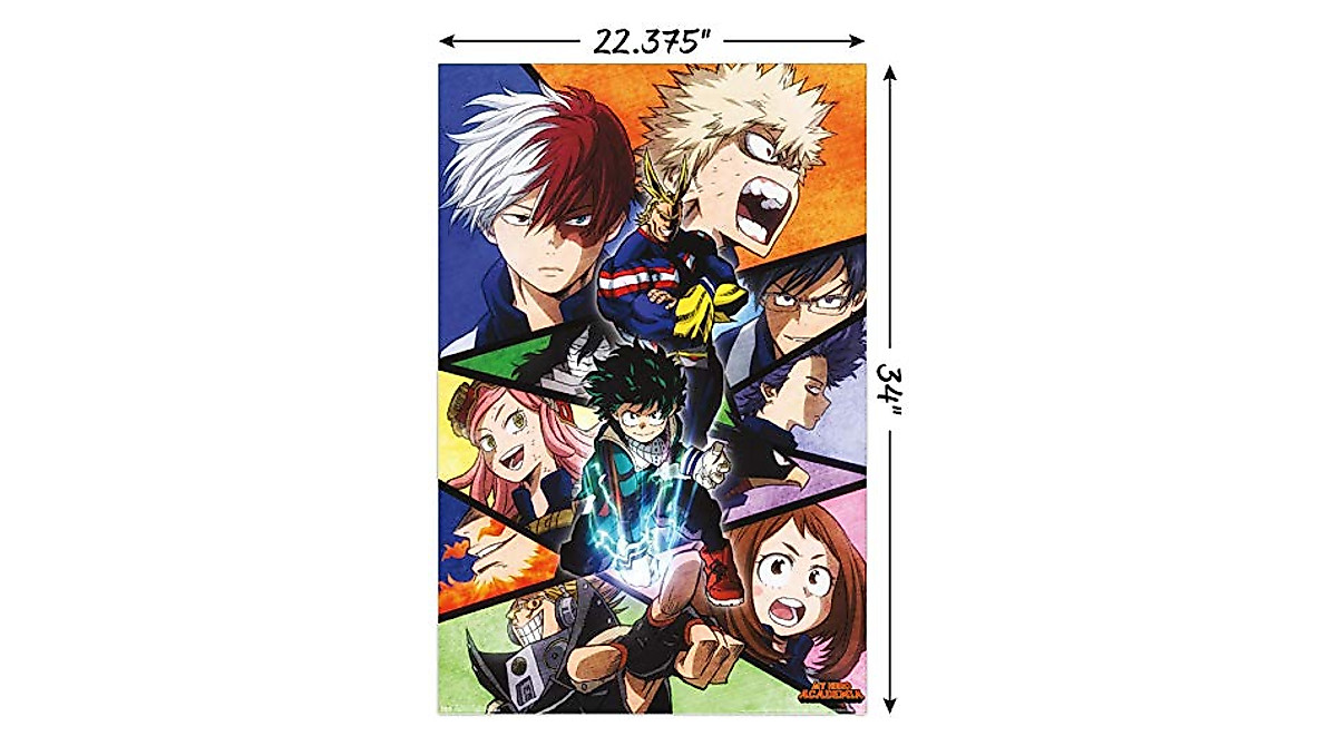 My Hero Academia Faces Poster - Official MHA Wall Art