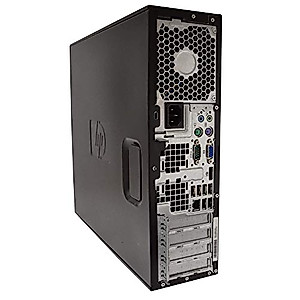 HP Elite Desktop PC Computer | Intel Quad-Core i5 | 8GB Ram | 1TB HDD | 24 Inch LCD Monitor (1080p HDMI) | Wireless Keyboard and Mouse | WiFi + Bluetooth | Windows 10 (Renewed) (6200)