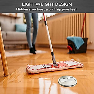 Magnetic Door Stop, Magnetic Door Stoppers for Bottom of Door, Adhesive No Drilling, Protect The Door from Collision When Opened (Silver 1)