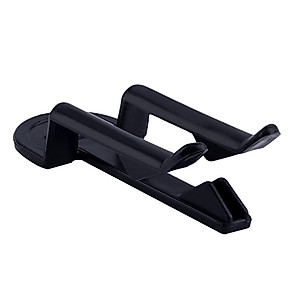 AKOAK 10 Pcs Trash Can Clip Trash Bag Fixer Increase Anti-Skid Black Plastic Paper Tube Fixer Bracket Household Articles