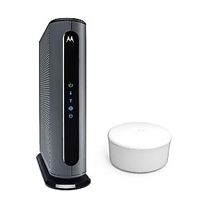 Motorola MH7601 Advanced WiFi 6 Router + MB8611 Multi-Gig DOCSIS 3.1 Cable Modem - Bundle