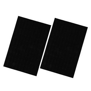 Holibanna 2pcs Box Jewelry Sponge Pad Jewelry Trays Earring Sponge Tray Ring Earring Display Pad Jewelry Insert Mat Black Necklaces Sponge Earring Display Holder Props Accessories