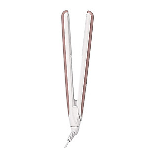 VAV Professional Hair Straightener Negative Ions Ceramic Flat Iron 1 Inch 2 in 1 Curling Iron and Straightener Constant Temperature 410°F for Girls