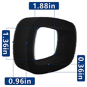 4 Pack Foam Air Filter for TANAKA TBC-550 TBC-600 TC-4700 pn 6690357 4460427020 Replacement Lawn Mower Replacement Air Cleaner