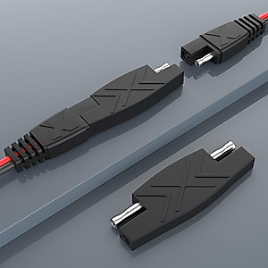 OYMSAE SAE Polarity Reverse Adapter Connectors,4 Pack SAE to SAE Quick Disconnect Connector,for Automotive,Solar Panel Panel SAE Plug(SAE Reverse Connector (4Pack)