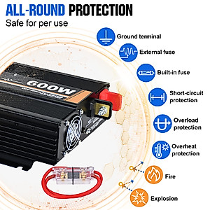 ECO-WORTHY 260 Watt 12V Flexible Complete Solar Panel Starter Kit for RV Off Grid with Battery and Inverter: 2pcs 130W Solar Panel + 30A Charge Controller + 50Ah Lithium Battery + 600W Solar Inverter