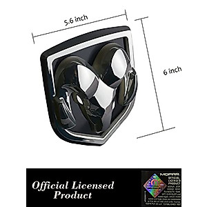 Autogem LED Light Hitch Receiver Covers Officially Licensed Hitch Cover (Chrome)