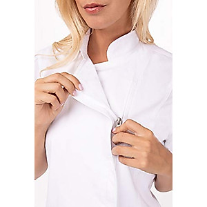 Chef Works Custom Womens Springfield White Chef Coat - M