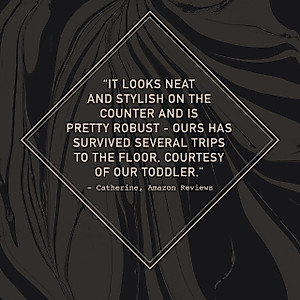 Peak Coffee Pod Holder for 30+ Nespresso Vertuo Vertuoline Pods- Extra Storage Available Inside Carousel – Capsules Storage Organiser 360° Rotating Rack Stand for Nespresso – Non Slip & Anti Scratch