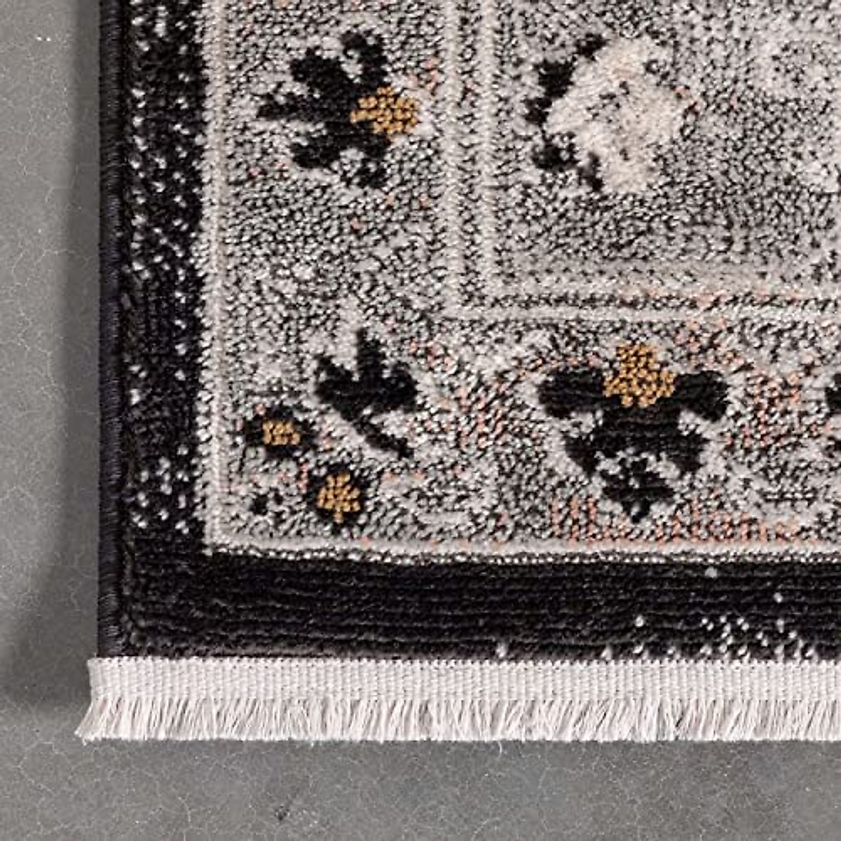 Well Woven Indira Julita Vintage Bohemian Aztec Tribal Black 5'3" X 7'3" Area Rug