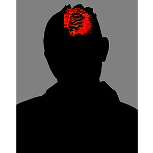 Spirit Halloween Adult Undead Zombie Costume | Scary Costumes | Easy Costume Kit | Light-up Mask and Flannel Shirt | Battery Operated - M