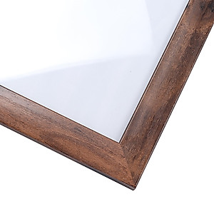 Giftgarden 11x14 Picture Frame Brown Set of 12, Multi Rustic Walnut Wood-Color 11 by 14 Photo Frames Bulk for Wall or Tabletop Display