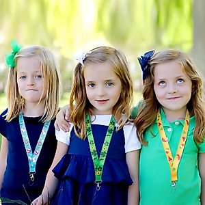 WATINC 12Pcs Seasonal Holiday Lanyards for ID Badges, Teacher Lanyard with Swivel Hook, Neck Keys Keychain Holders for Women Office Gifts St. Patrick's Day Easter Summer