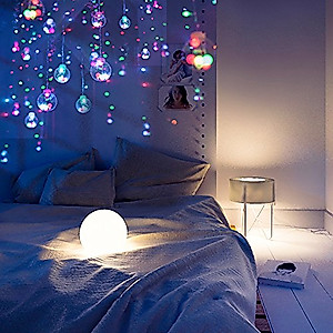 buways Fairy Lights,2-Pack Battery Operated Waterproof Multicolor 50 LED Fairy String Lights,16.4ft Silver Wire Light with Remote Control for Christmas Parties,Garden and Home Decoration
