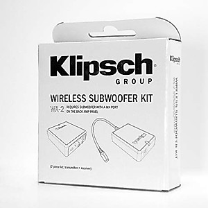 Klipsch SPL-120 12" Subwoofer (Ebony) with WA-2 Wireless Subwoofer Kit