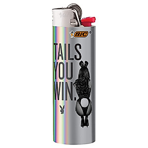 BIC Pocket Lighter, Special Edition Playboy (Holographic) Collection, Assorted Unique Lighter Designs, 8 Count Pack of Lighters