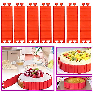 12 PCS Silicone Cake Mold Magic DIY Bake Snakes Mould Shape Tools, Silicone Molds for Various Dessert,Design Your Cakes in Any Shape