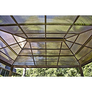 Venus Gazebo 12 feet by 14 feet, Brown color
