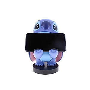 Cable Guys - Disney Stitch Gaming Accessories Holder &amp; Phone Holder for Most Controller (Xbox, Play Station, Nintendo Switch) &amp; Phone