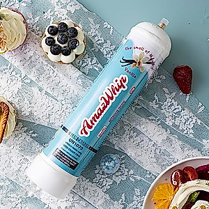 AMAZWHIP 0.95L,640g Whipped Cream Charger Nitrous Tank for Whipped Cream Dispenser (Combination, 4 cylinders)