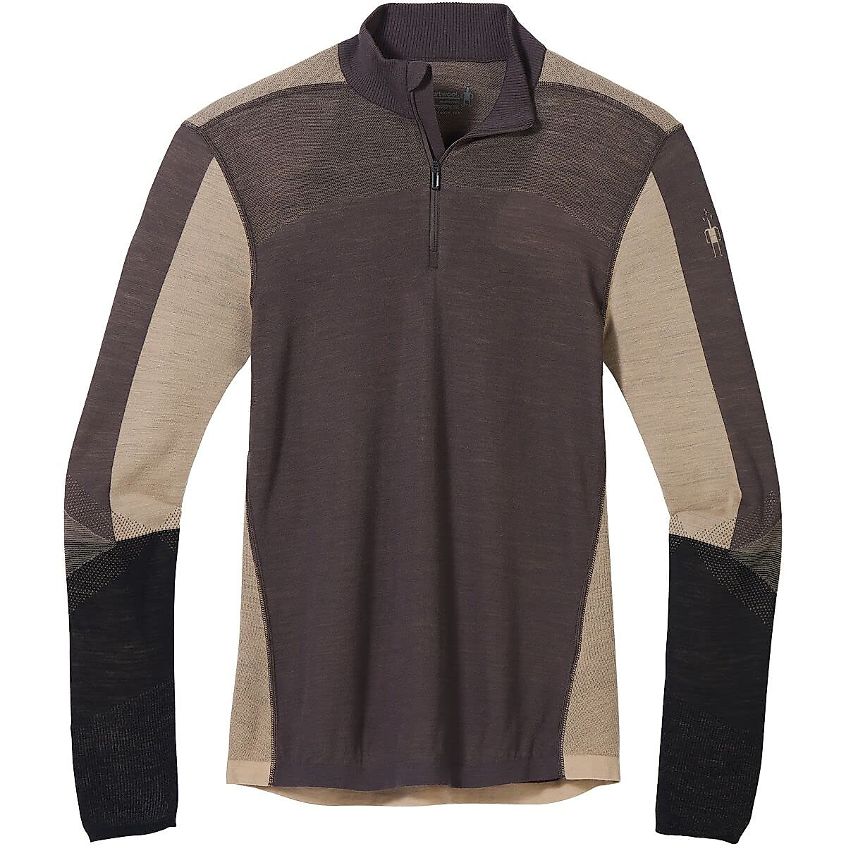 Intraknit Merino 200 CoLolerbLoleck 1/4-Zip Top - Men's, Shale/Dune, M