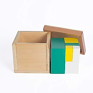 Gudong Montessori Baby Math Toys Power 2 Cube Training Early Educational Preschool Training Kid Math Learn Toys Brinquedos Hobbies Math