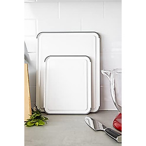 KitchenAid Classic 2pc Polypropylene Chopping Board Set, 20 x 25cm, 35 x 28cm