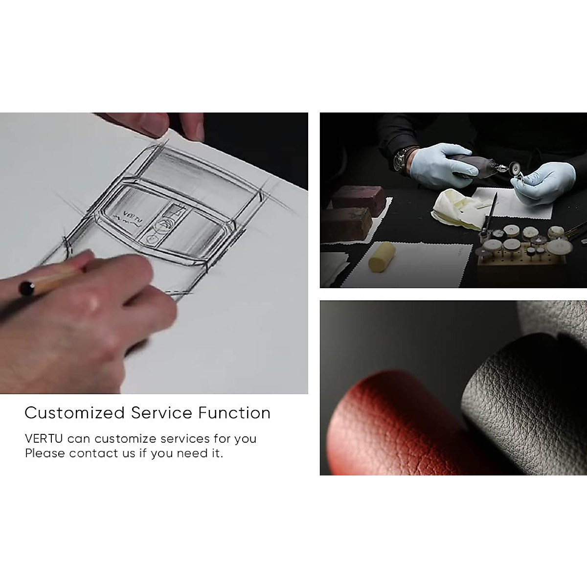 Vertu 5G Smartphone Unlocked with Butler Service 12G RAM + 512G ROM,Luxury Mobile Phone 64MP Camera,Dual Nano SIM Android Phone,Calf Leather Craft iVERTU Black