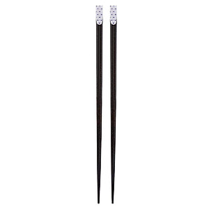 Wooden Chopsticks, Chopsticks Reusable, 1 Pair of Japanese Style Sakura Pattern Reusable Durable Wooden Chopsticks(bronze)