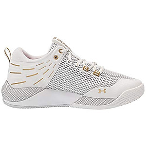 Under Armour Womens HOVR Block City Volleyball Shoe, White (103 White, 8.5 US