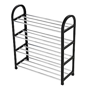 Shoe Rack, Plastic Aluminum Metal Standing Shoe Rack DIY Shoes Storage Shelf Home Organizer(ÖкÅËĲã50*19*58CM), Shoe Rack, Plastic Aluminum Metal Standing Shoe Ra4 show rack organizer shoe storage s