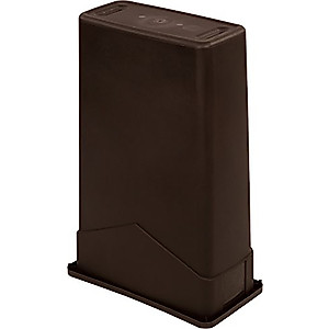 Carlisle FoodService Products 34202369 TrimLine Rectangle Waste Container Trash Can Only, 23 Gallon, Dark Brown