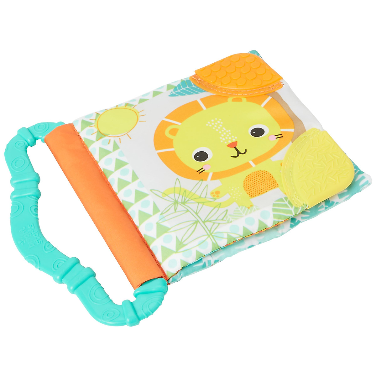 Bright Starts Teethe & Read Soft Book Toy, Ages 3 Months +, Style May Vary