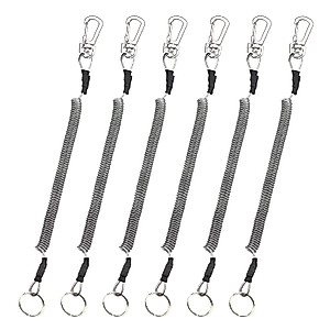 Booms Fishing T02 Heavy Duty Coil Lanyards and T04 Tool Lanyards