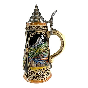 Matterhorn Switzerland German Beer Stein .5L New Mug Germany Limited Edition - Christmas Ornament and Holiday Gift
