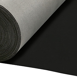 Marine Vinyl Upholstery Fabric Black 54" Wide by The Yard Boat Auto