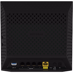 NETGEAR R6250 - Wireless Router - 4-Port Switch - Gigabit LAN, 802.11ac - 802.11 a/b/g/n/ac