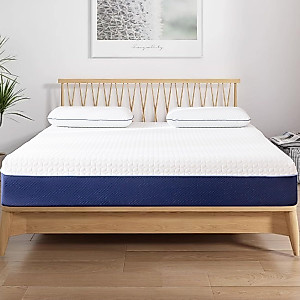 Tripie 10 Inch Queen Mattress, Gel Cooling Memory Foam Mattress for Back Pain Relief, Graphene Technology Cover, Medium Firm Matress Bed in a Box, CertiPUR-US Certified