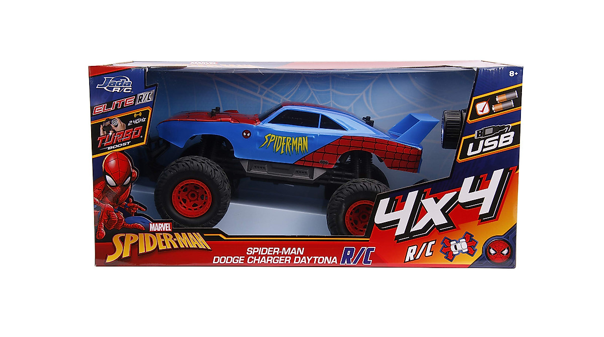 Jada Toys Marvel Spider-Man Dodge Charger R/C – Off-Road Excitement