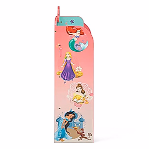 Disney Princess Wooden Playhouse 4-Shelf Bookcase for Kids by Delta Children - Greenguard Gold Certified, Pink